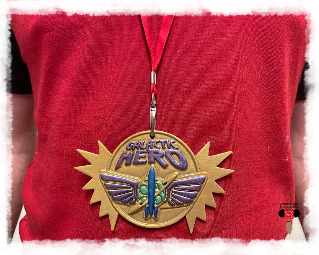 Galactic Hero Space Ranger Inspired 3D Printed Medal - Etsy