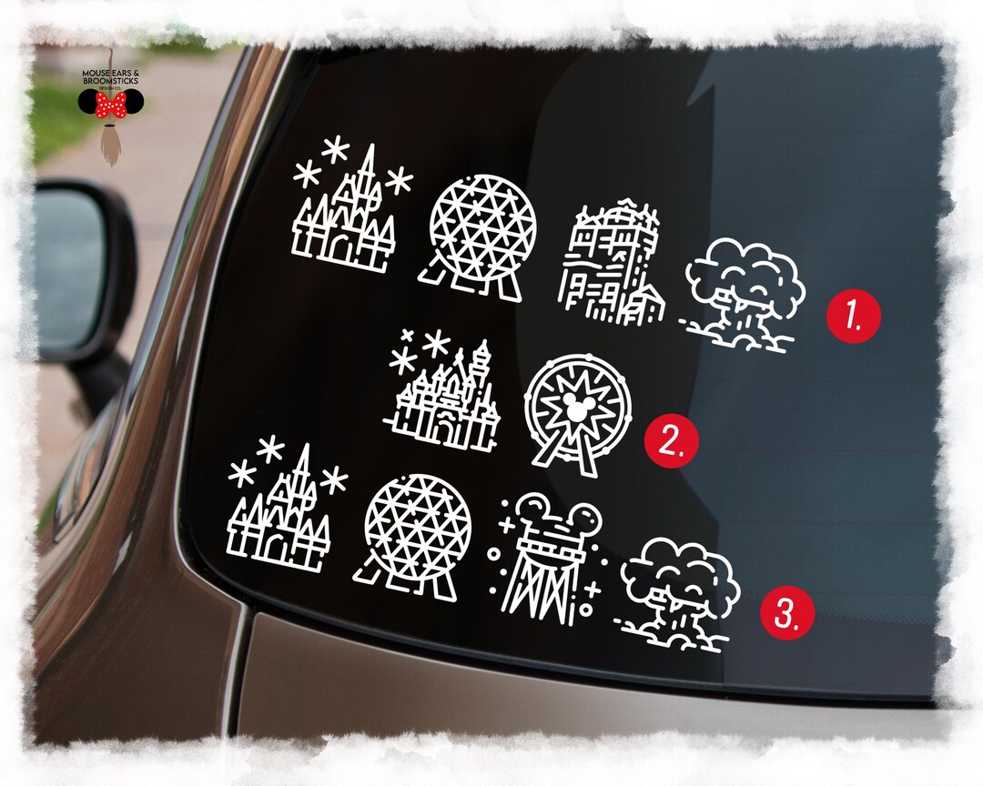 CUSTOMIZABLE | Magical Icons | Car Decal With Applicator - Etsy