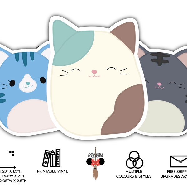 Squishmallow Cats - Etsy