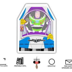 Space Ranger Toy Box Buzz Lightyear Inspired Stickers & Magnets - Etsy