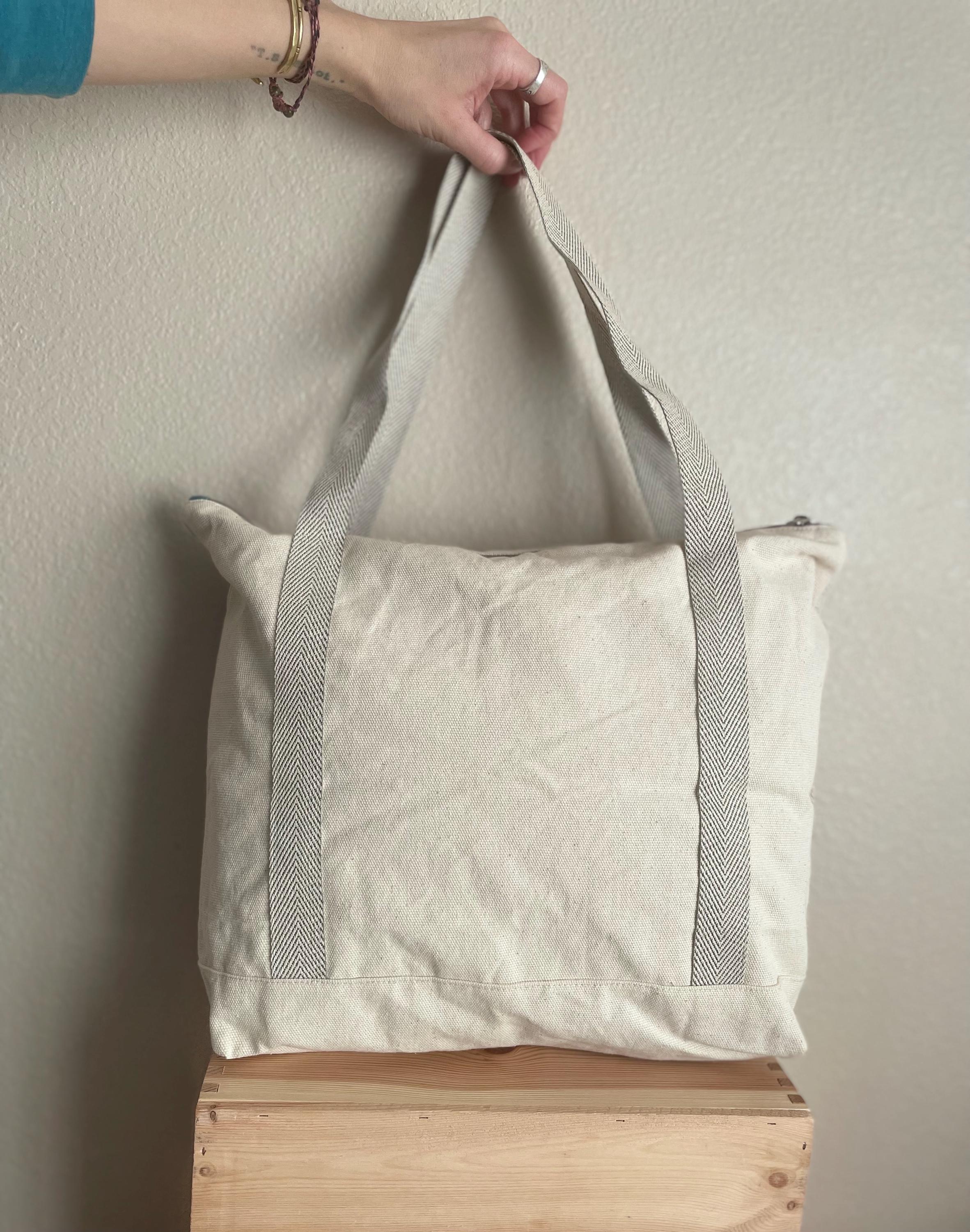 Naturally Dyed Tote Bag// Women's Purse// Natural Colors// Plant Print ...