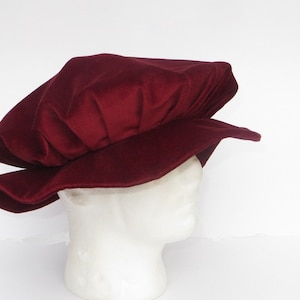 HAT Medieval Big Tudor Graduation Doctor Renaissance Larp Noble With ...