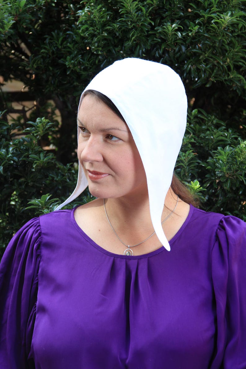 MEDIEVAL REPLICA Cotton BONNET Light Cap Coif Larp Reenactment - Etsy
