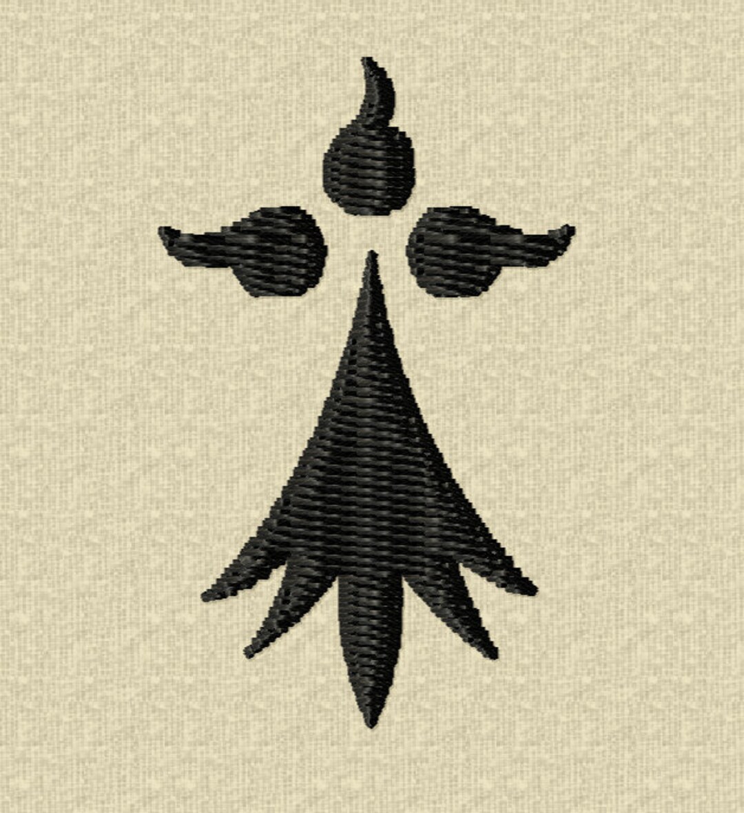 Strode Ermine Heraldry / Bretagne Brittany Flag Embroidery Design File ...