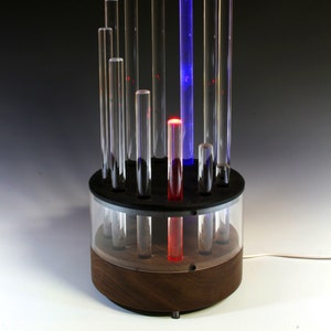 Light Guide Clock II "flames" - Etsy