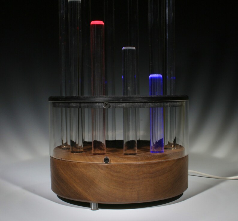 Light Guide Clock II "flames" - Etsy