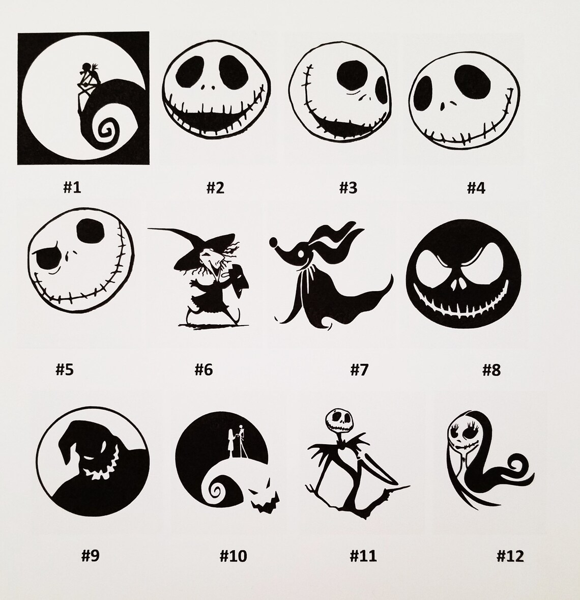 Nightmare Before Christmas Decals | Etsy