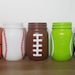 Sports Mason Jar Set - Etsy