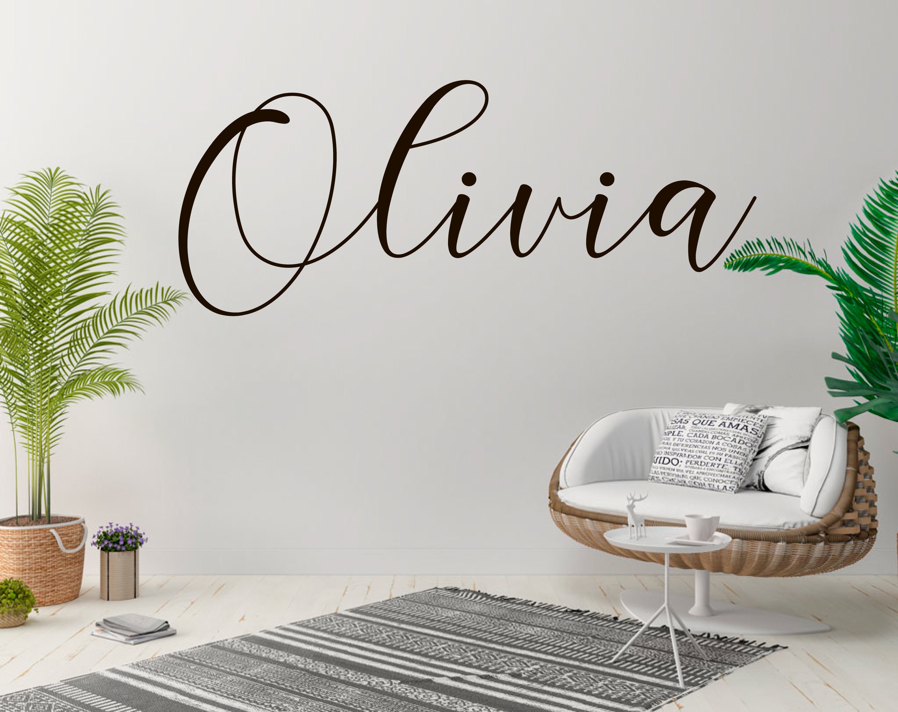 Olivia Alphabet Fonts Cursive font Wedding font Calligraphy | Etsy
