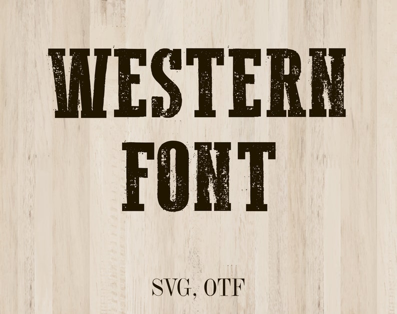 Western font svg bundle Calligraphy font svg bundle Texas font | Etsy