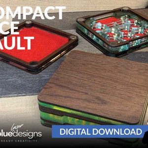 Compact Dice Vault for Role Playing + Tabletop Gaming - Ai, SVG, PDF ...