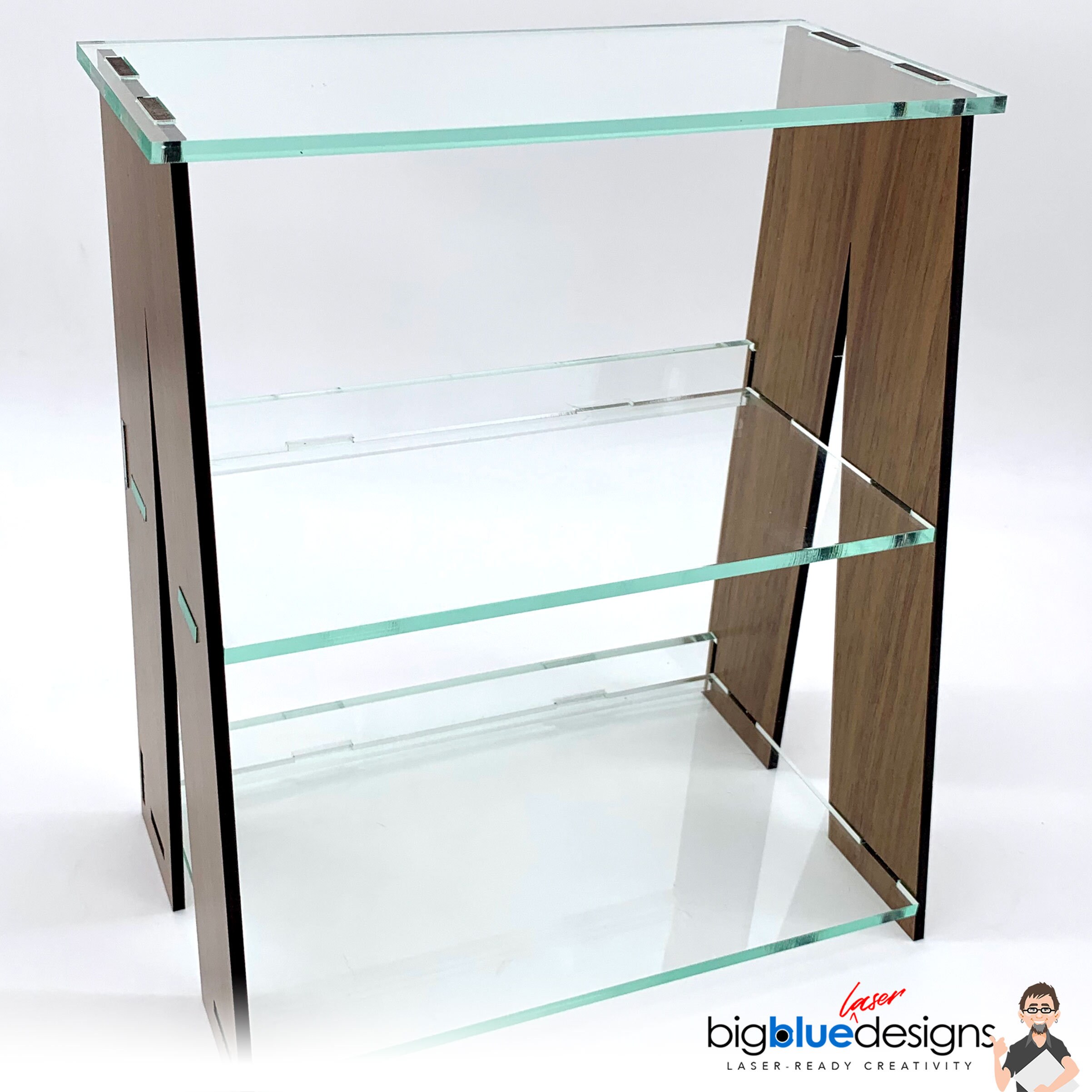 Small Display Shelf - SVG Laser Cut File - INSTANT DOWNLOAD - 12"x11"6. ...