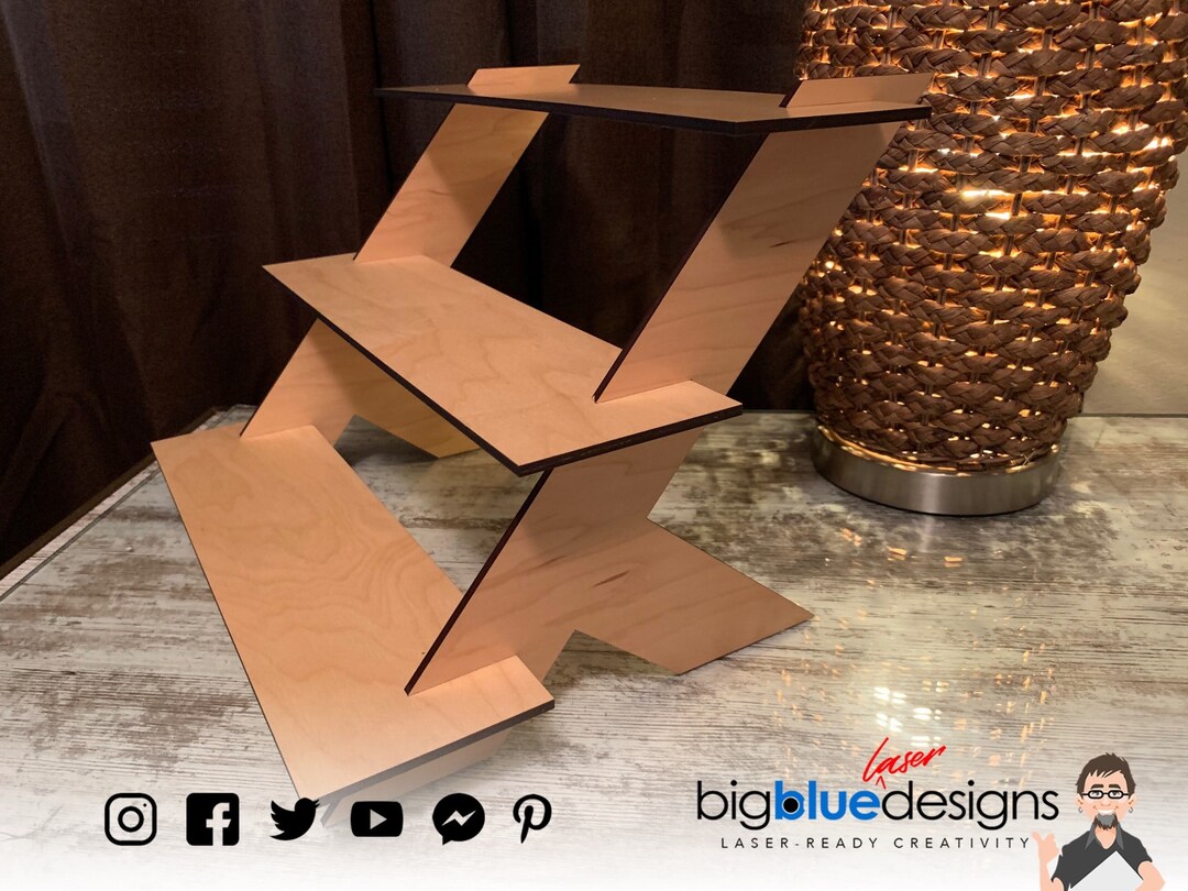 Cascading Shelf - SVG Laser Cut File - Instant Download - Etsy