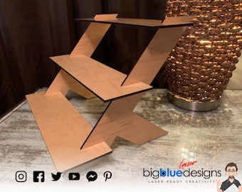 Small Cascading Shelf SVG Laser Cut File INSTANT DOWNLOAD | Etsy