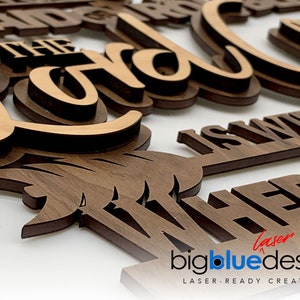 Layered Bible Verse Sign - Joshua 1:9 - Svg+pdf+eps+dxf Laser Cut Files ...