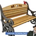 Memorial Bench Ai, SVG, PDF, DXF Formats - Digital Download Only - No ...