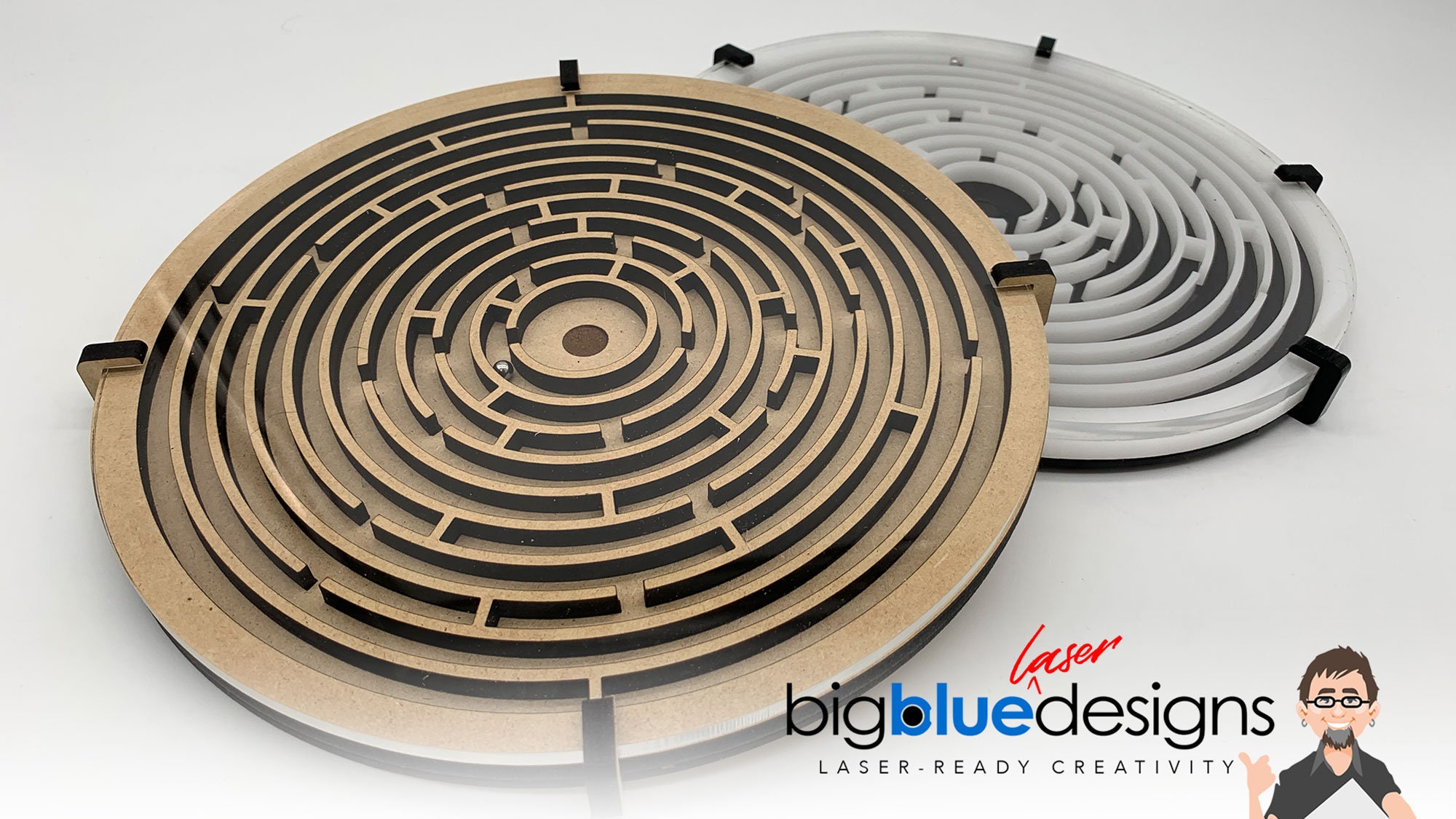 Ball Maze Game Svg PDF Ai Laser Cut Files INSTANT - Etsy