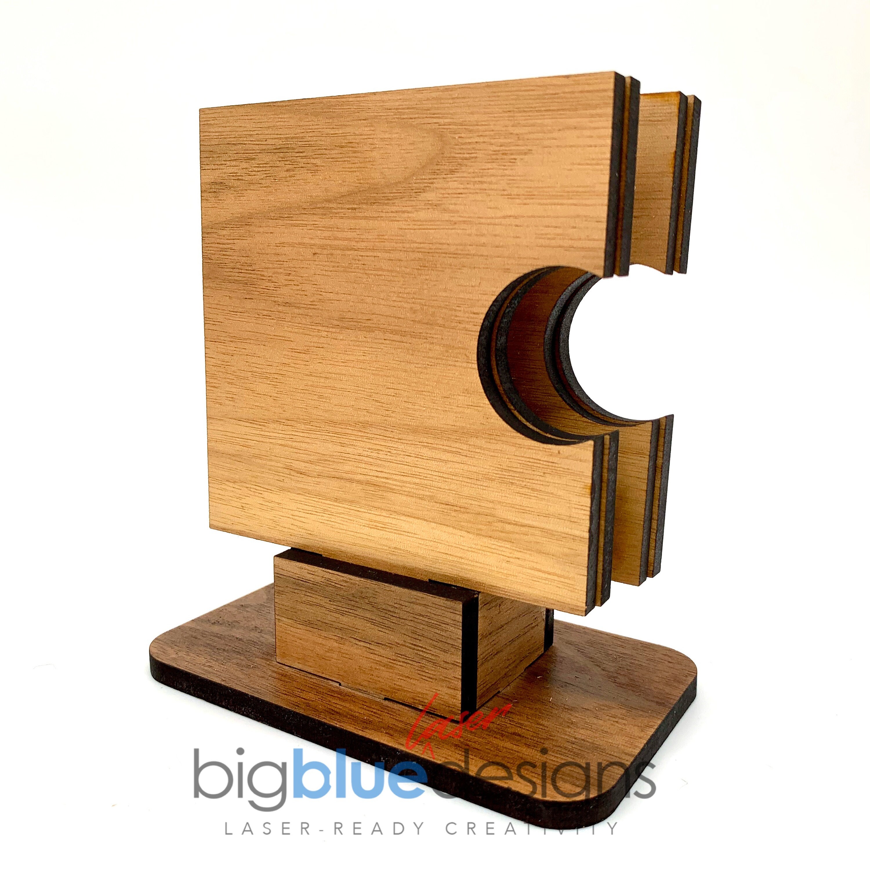 Puzzle Piece Coasters With Holder SVGPDFEPS Laser Cut File | Etsy