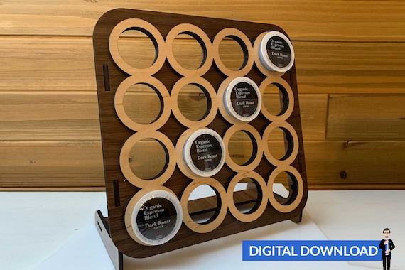 Keurig Vertical K-cup Holder SVG Laser Cut Files INSTANT - Etsy