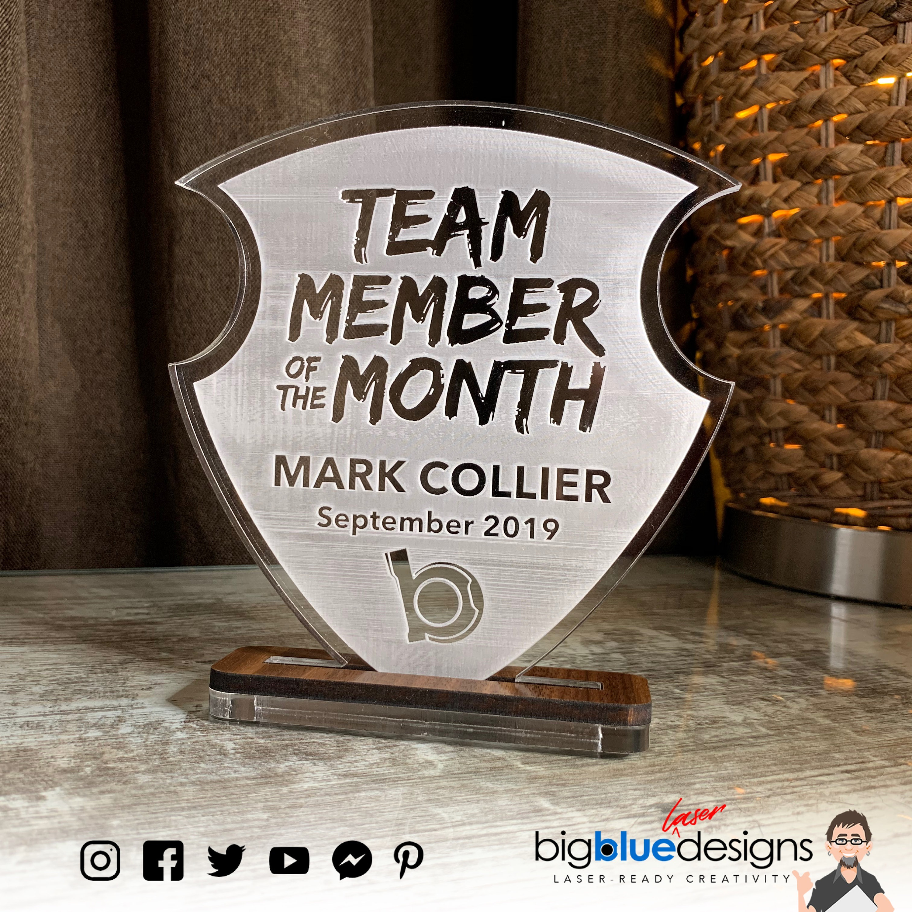 Set of 6 Award Shapes With Bases SVG Laser Cut File - Etsy Australia