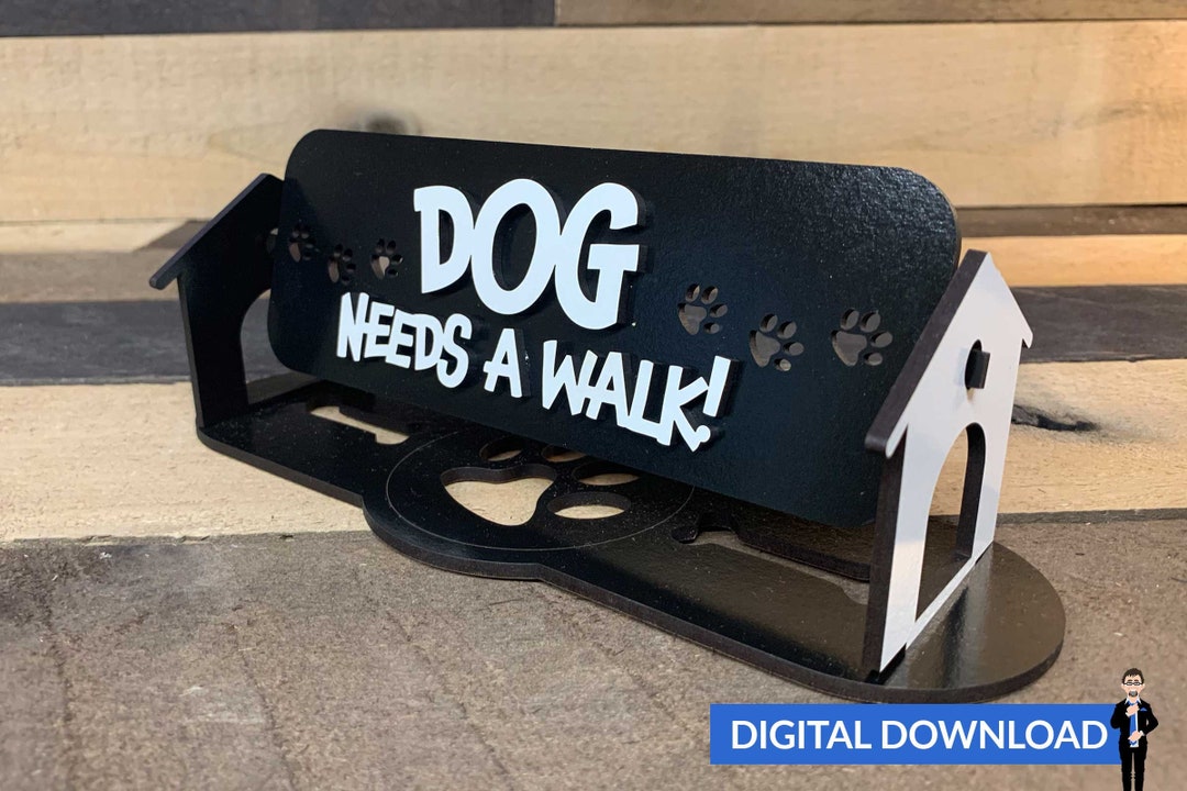 Rotating Reminders (walk the Dog) - Ai, Svg, Pdf, Dxf Laser-ready Cut ...