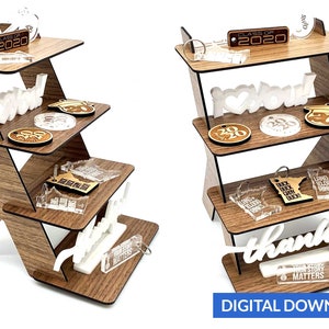 Small Cascading Shelf - SVG Laser Cut File - Instant Download - Etsy