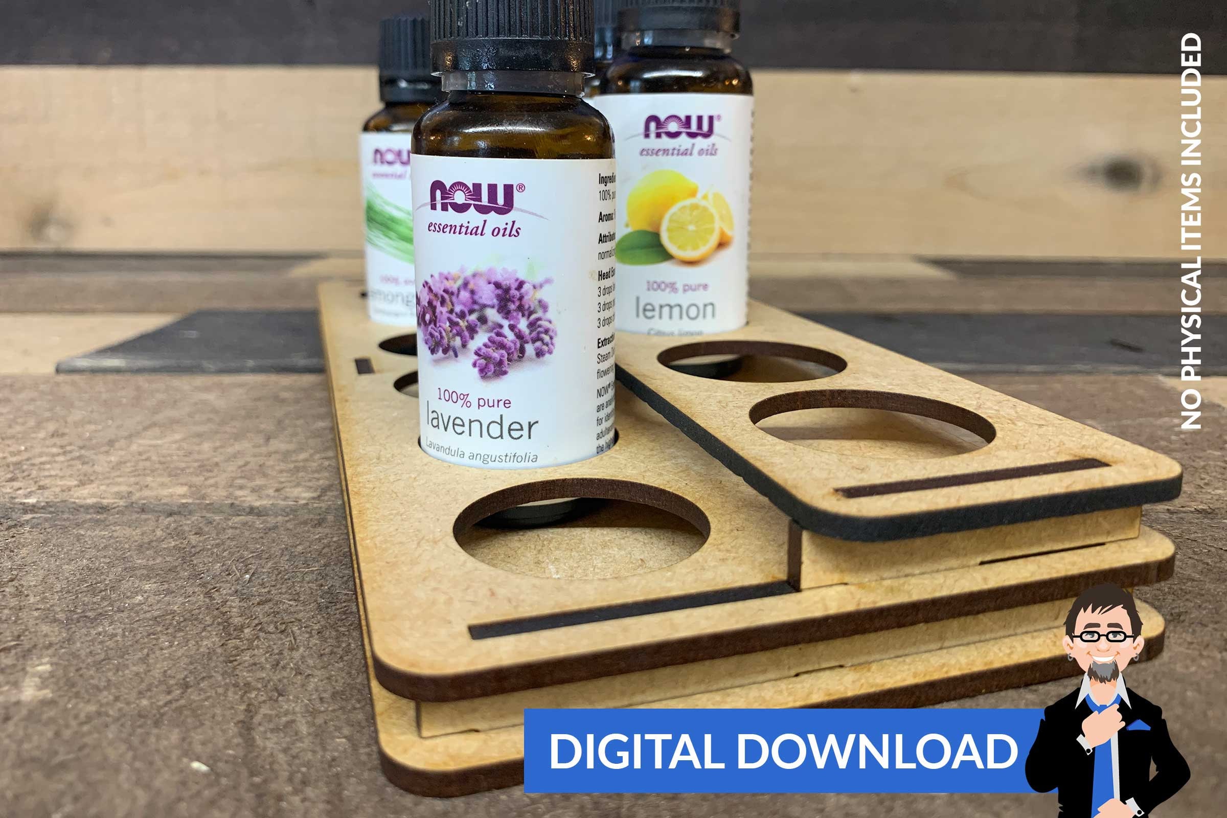 Essential Oils Holder 12 Bottles Ai SVG PDF DXF - Etsy