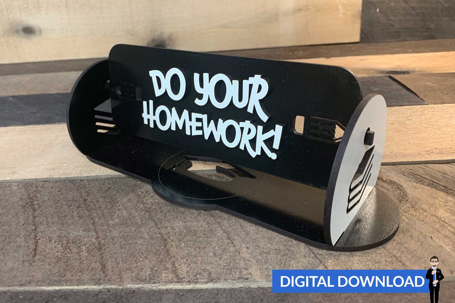 Rotating Reminders (set of 5) - Ai, Svg, Pdf, Dxf Laser-ready Cut Files ...