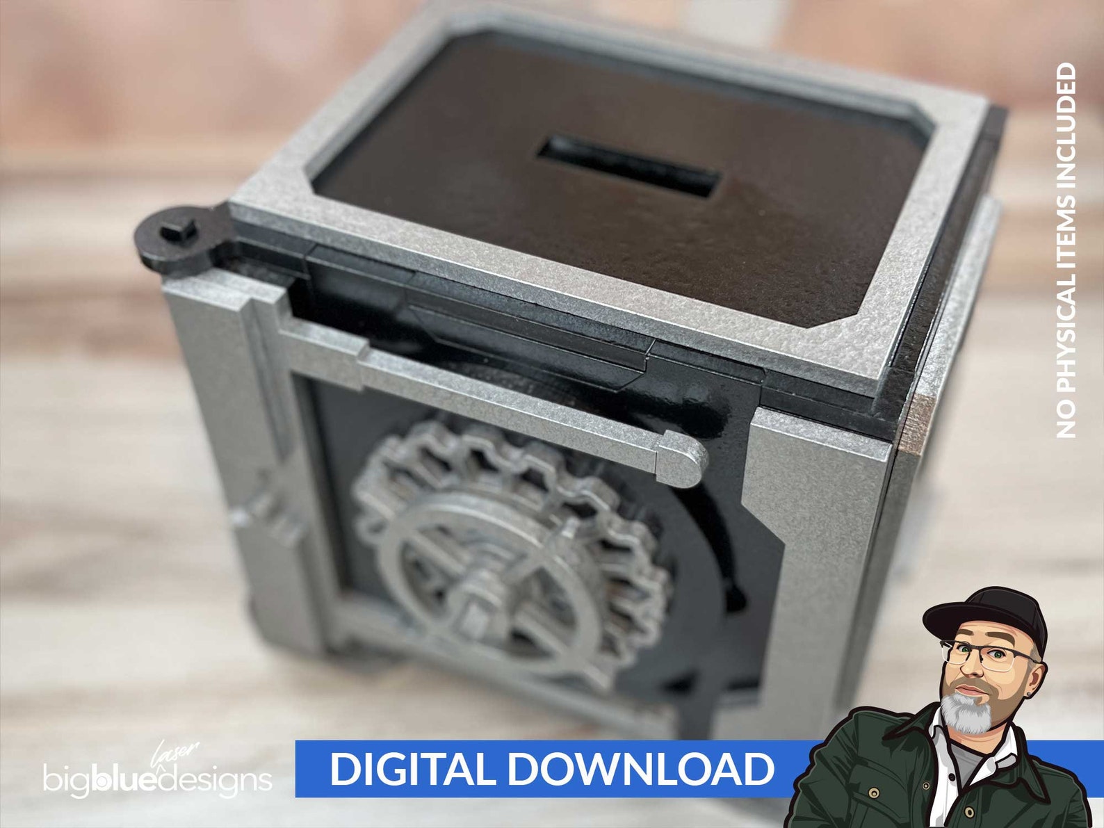 Vault Style Bank - Ai, Svg, Pdf, Dxf Formats - No Physical Items ...