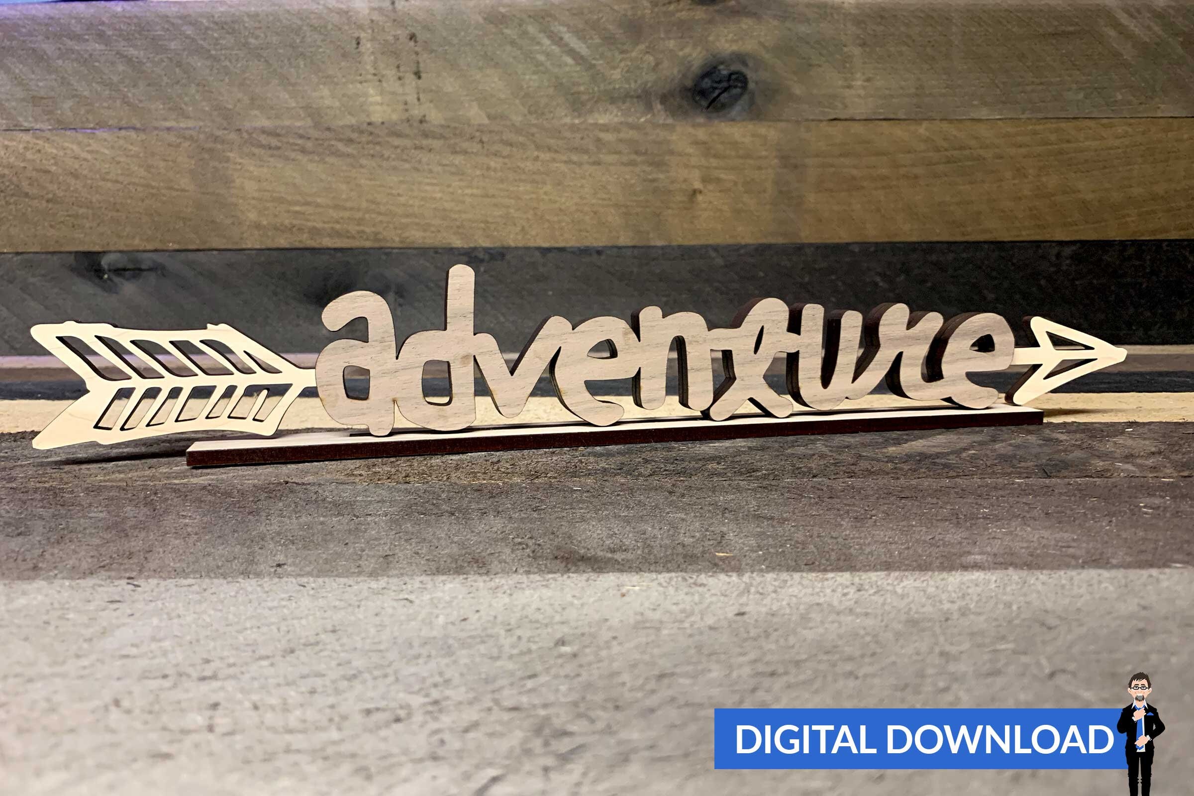 Adventure Arrow Ai Svg Pdf Dxf Laser-ready Cut Files - Etsy