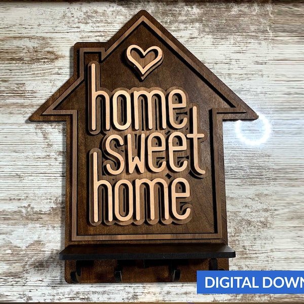 Home Sweet Home Key Holder - Etsy