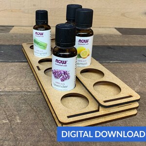 Essential Oils Holder (12 Bottles) - Ai, SVG, PDF, DXF - Digital ...