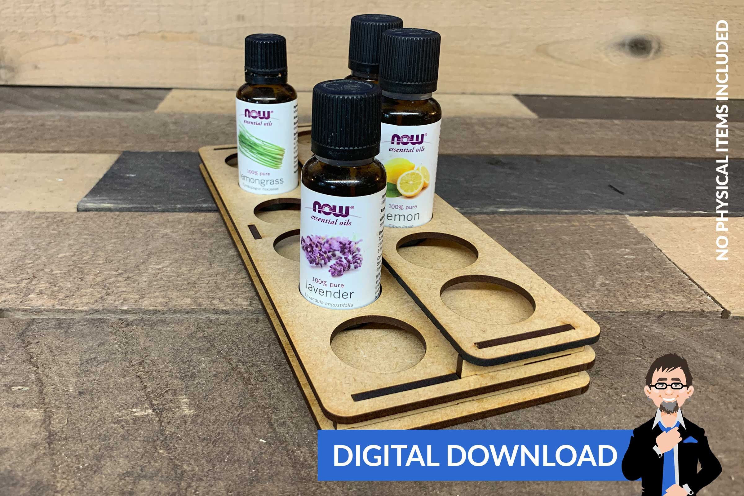 Essential Oils Holder 12 Bottles Ai SVG PDF DXF - Etsy