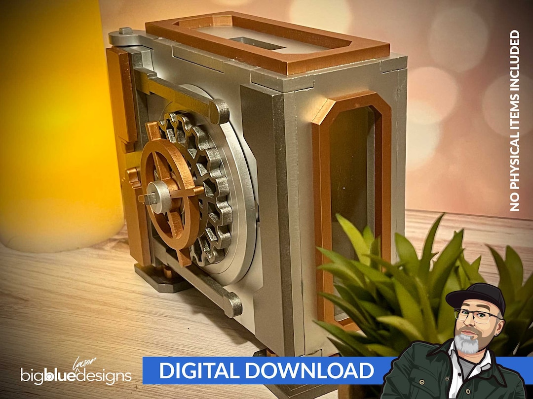 Vault Style Bank - Ai, Svg, Pdf, Dxf Formats - No Physical Items ...