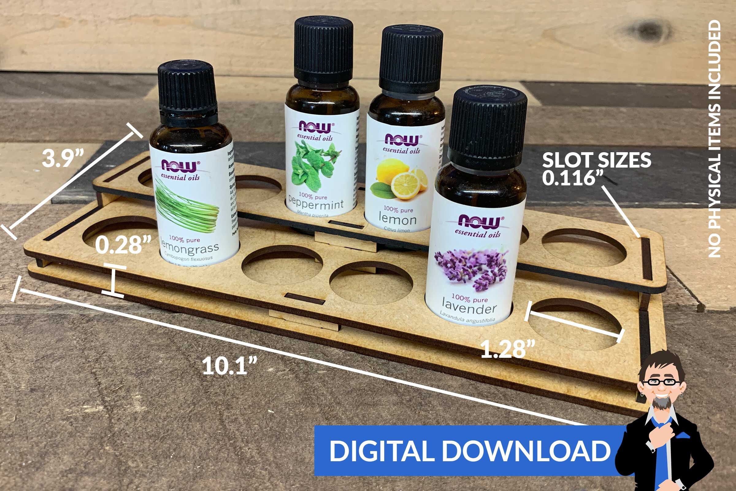 Essential Oils Holder 12 Bottles Ai SVG PDF DXF - Etsy