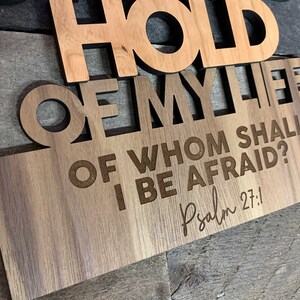 Psalm 27:1 Layered Bible Verse - Ai, SVG, PDF, DXF - Digital Download ...