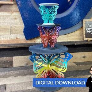 Butterfly Stands- Ai + Pdf + Svg + Dxf - Instant Download (no Physical ...