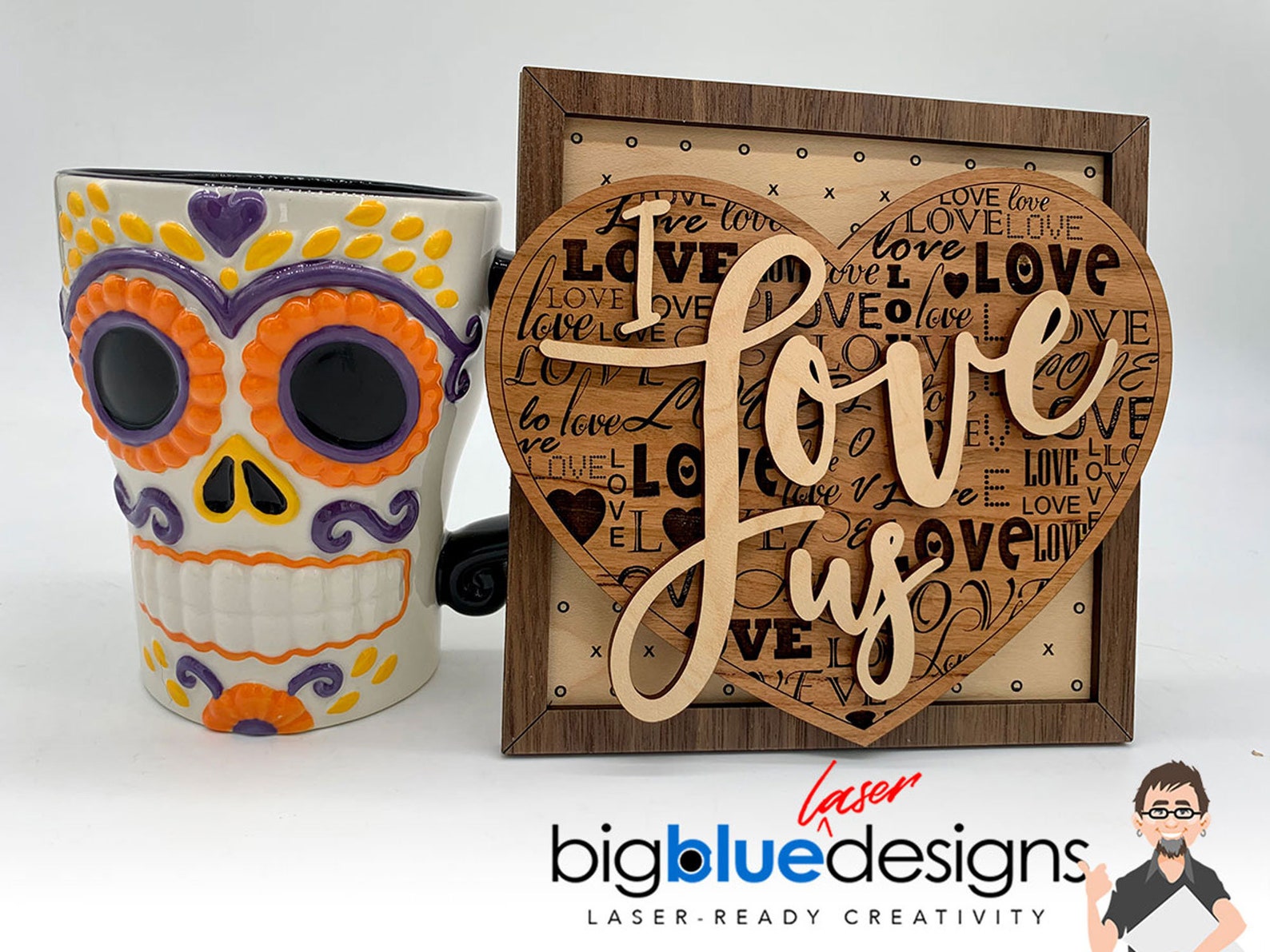 I Love Us Layered Sign SVGPDFEPS Laser Cut File Instant | Etsy