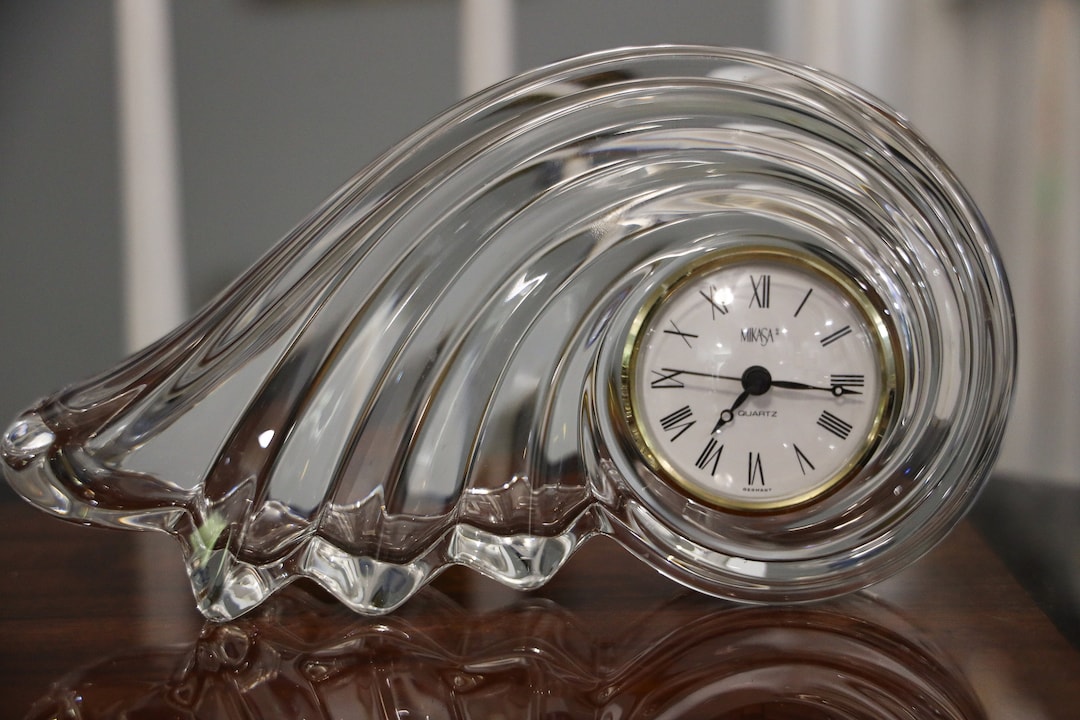 Vintage Mikasa Wave Clock - Etsy