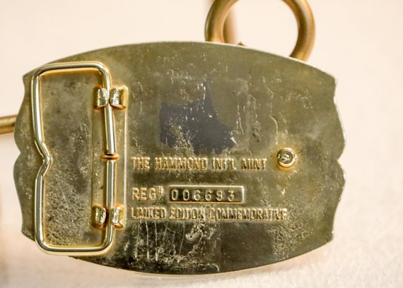 Commemorative New York: Statue of Liberty Belt Buckle… - Gem