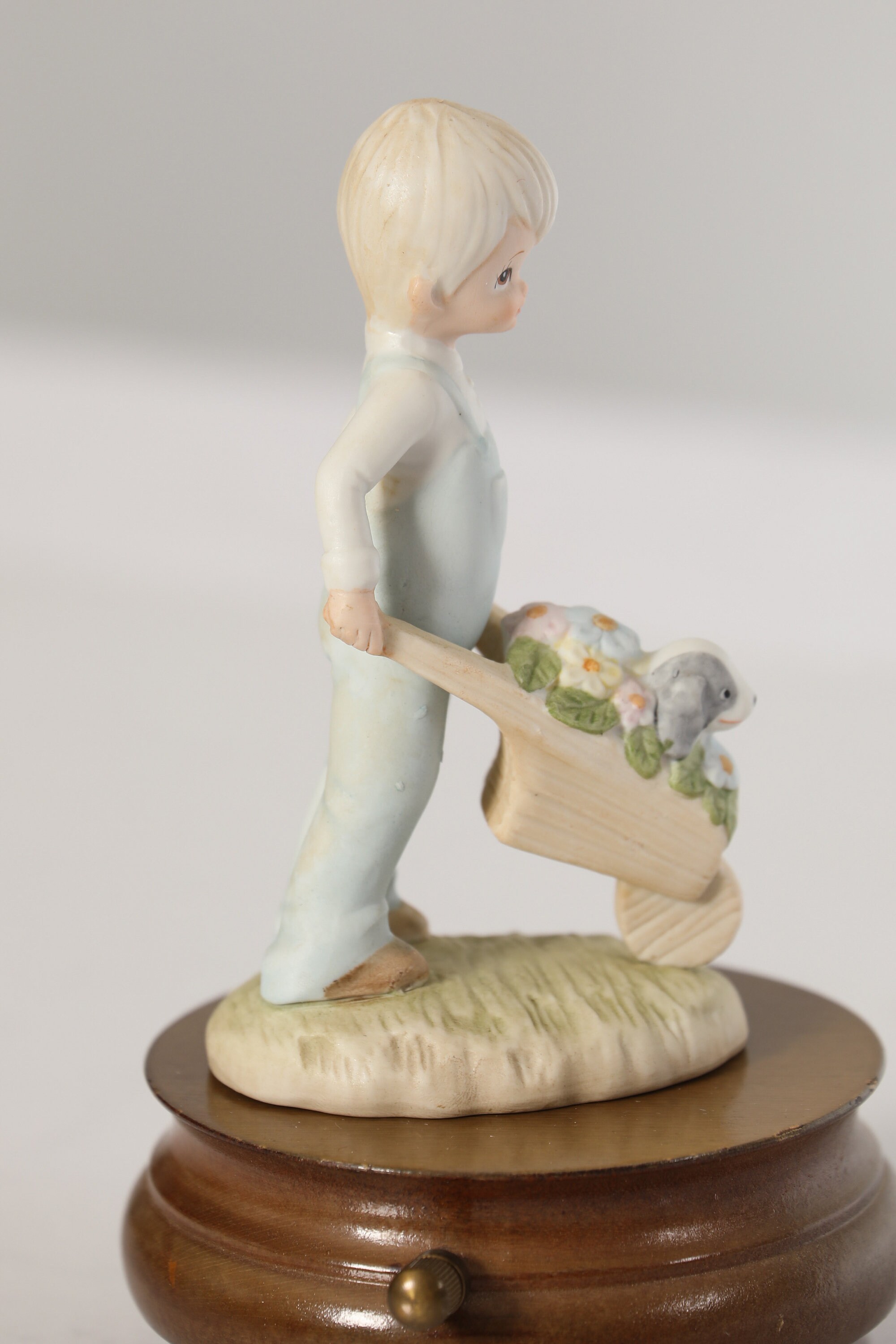 The Christopher Collection Figurine With Music Box Base. - Etsy