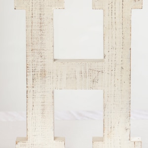 Decorative "h" Display for Wall or Table Top.whitewash - Etsy