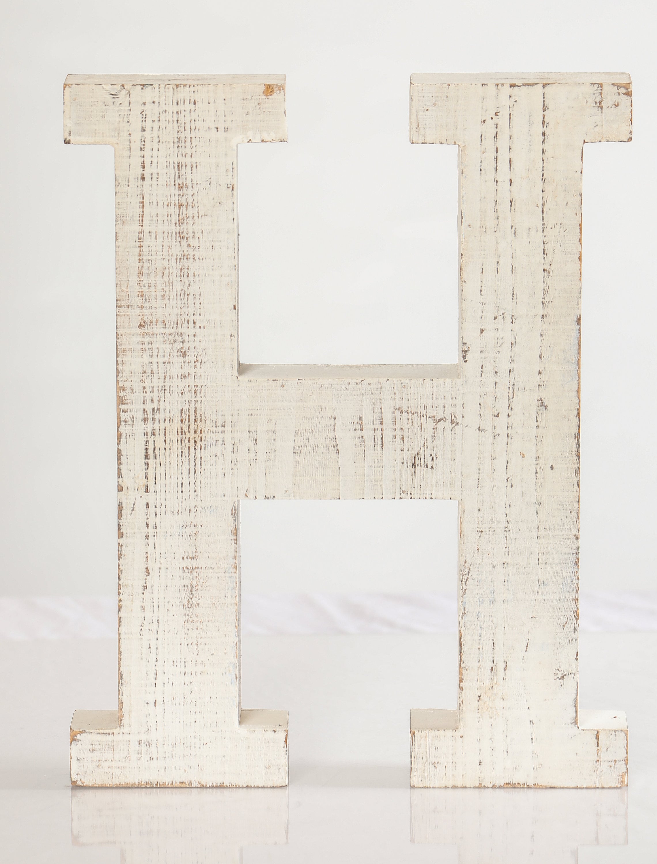 Decorative "h" Display for Wall or Table Top.whitewash - Etsy