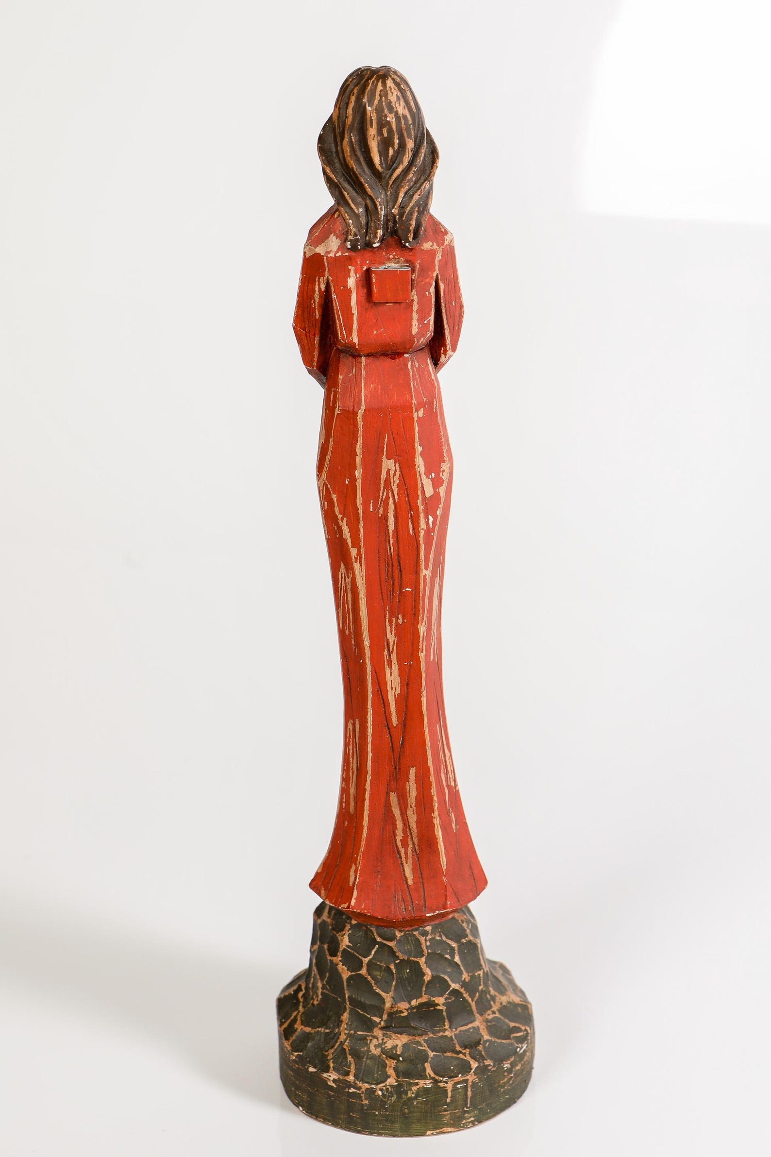 Vintage Praying Woman Statue - Etsy