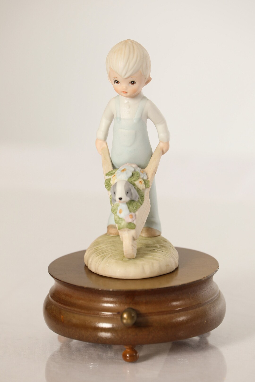 The Christopher Collection Figurine With Music Box Base. - Etsy