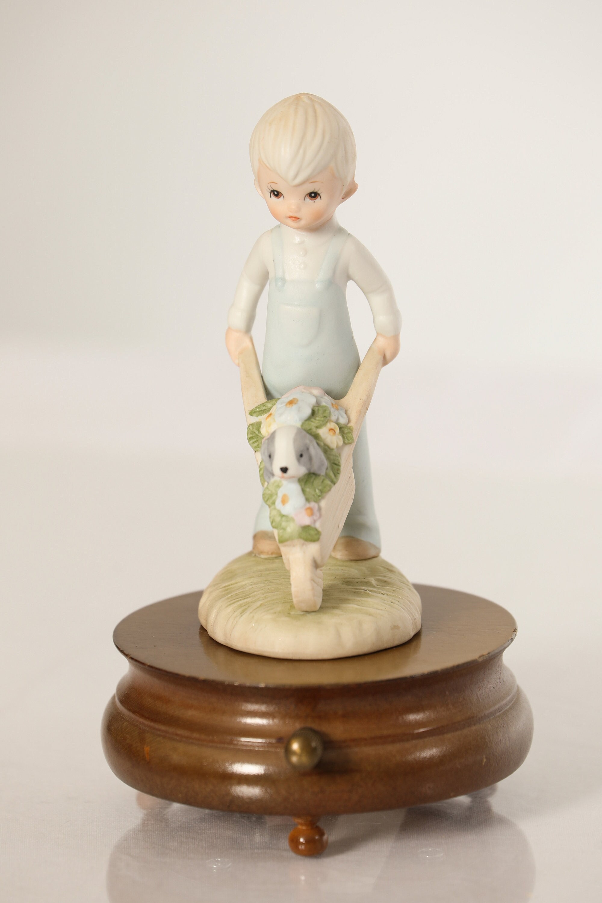 The Christopher Collection Figurine With Music Box Base. - Etsy