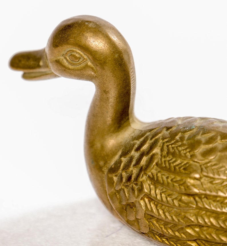 Collectible Brass Duck - Etsy