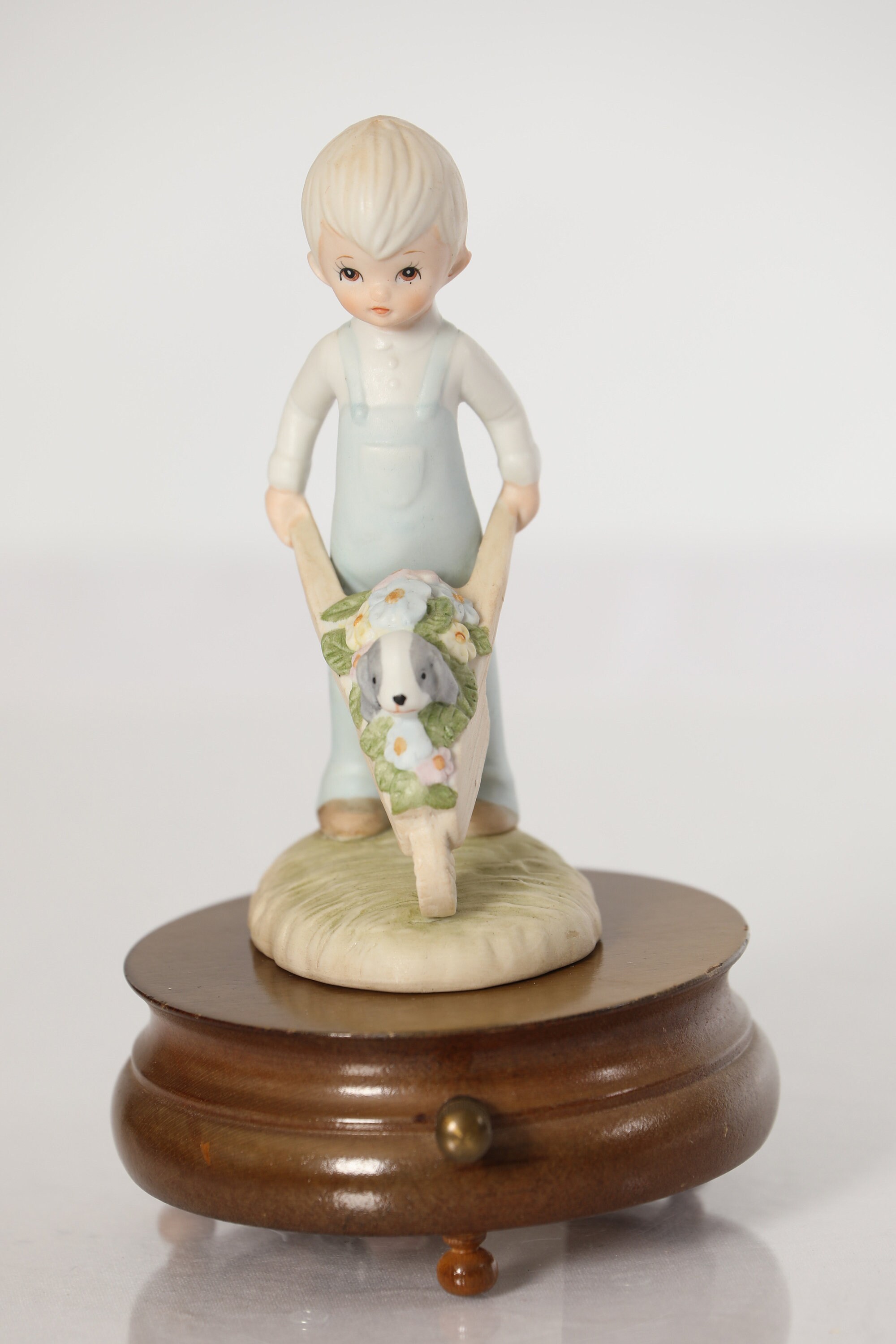 The Christopher Collection Figurine With Music Box Base. - Etsy