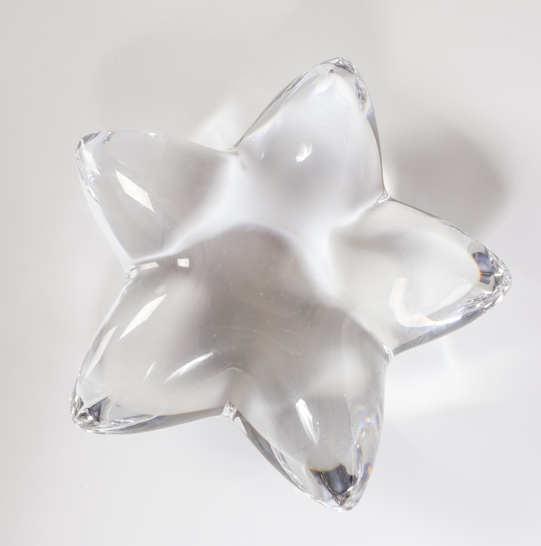 Vintage Baccarat Crystal Puff Star Paperweight - Etsy
