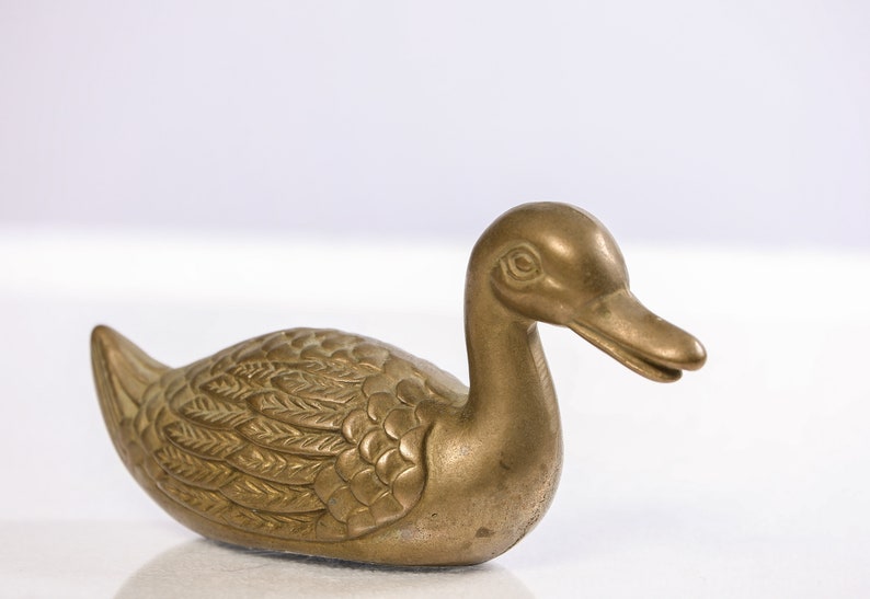 Collectible Brass Duck - Etsy